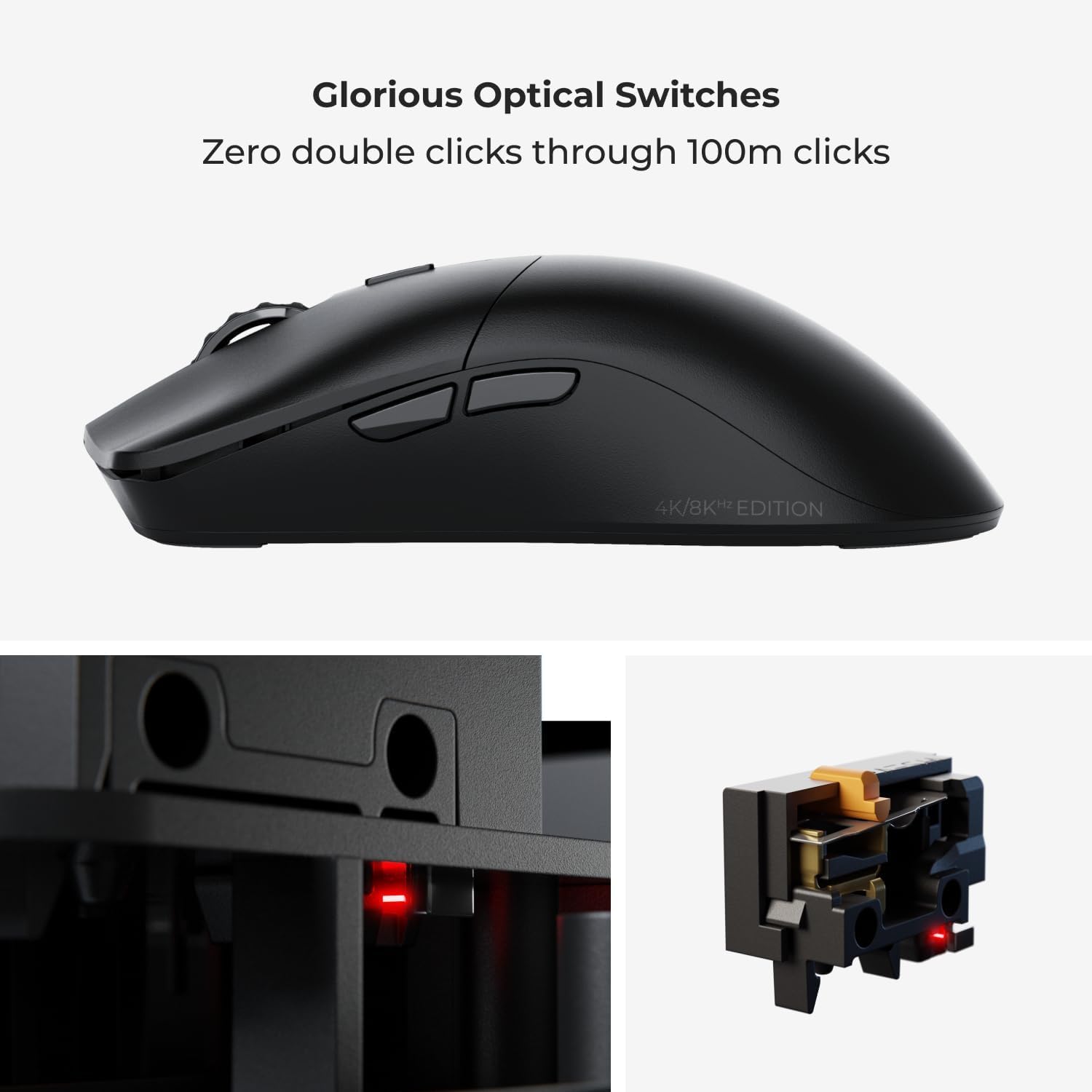 GLORIOUS Model O 2 Pro 4KHz/8KHz Edition Competitive Wireless Gaming ...