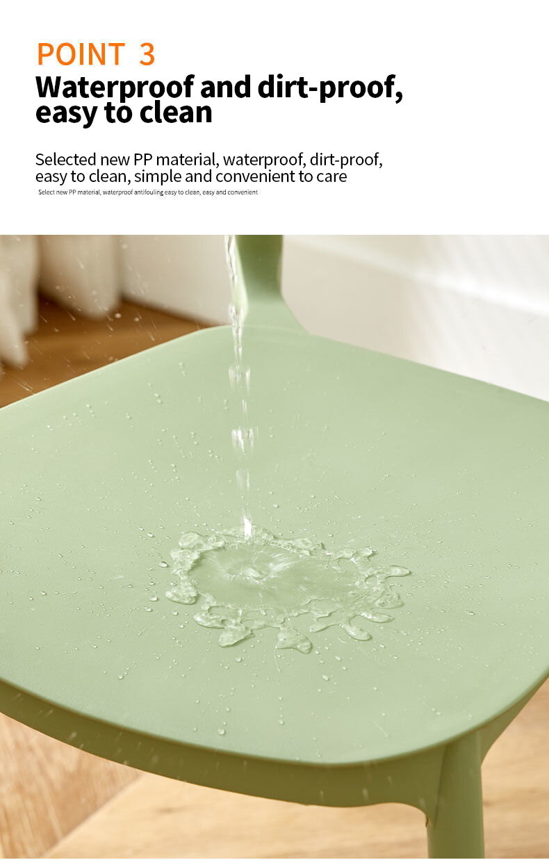 Nordic Candy Chair Plastic Chair Cafe Chair Dining chair study chair ...