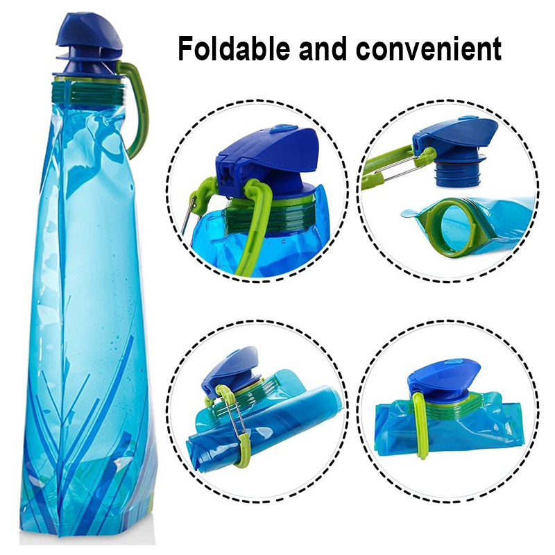 2L Foldable Water Bottle Outdoor Water Bottles Collapsible Soft Flask ...