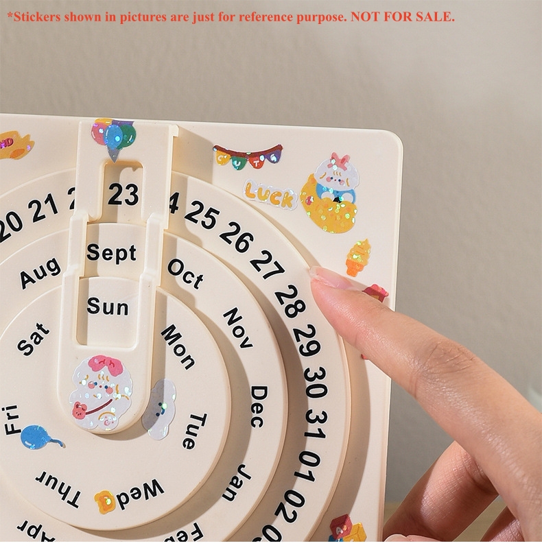 [FREE DECO STICKERS] INS Minimalist Creative DIY Wheel Perpetual ...