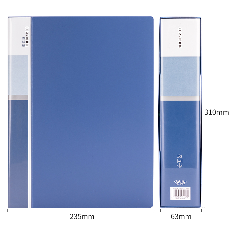 Deli Display Book/Map Clear Holder/Document Keeper A4 20/30/40/60/80 ...