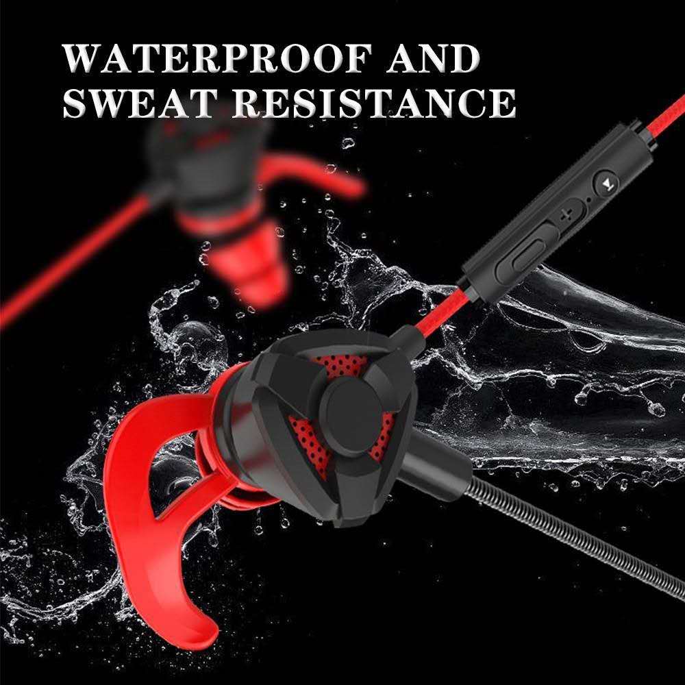 G9 Dual Driver Gaming Earphones with Dual Microphone and 3D Stereo ...