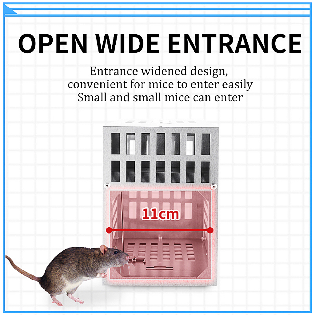 Upgraded Multi-Catch Mice Mouse Trap Rat Trap Home Cage Pest Control ...