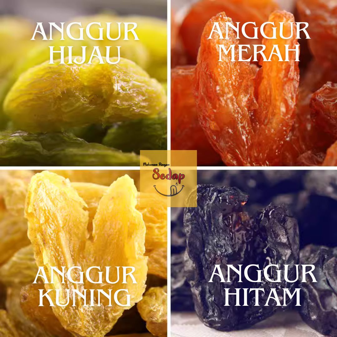 250g Colourful Sweet Raisins/Campuran Manis Kismis -Halal (Dried Green ...