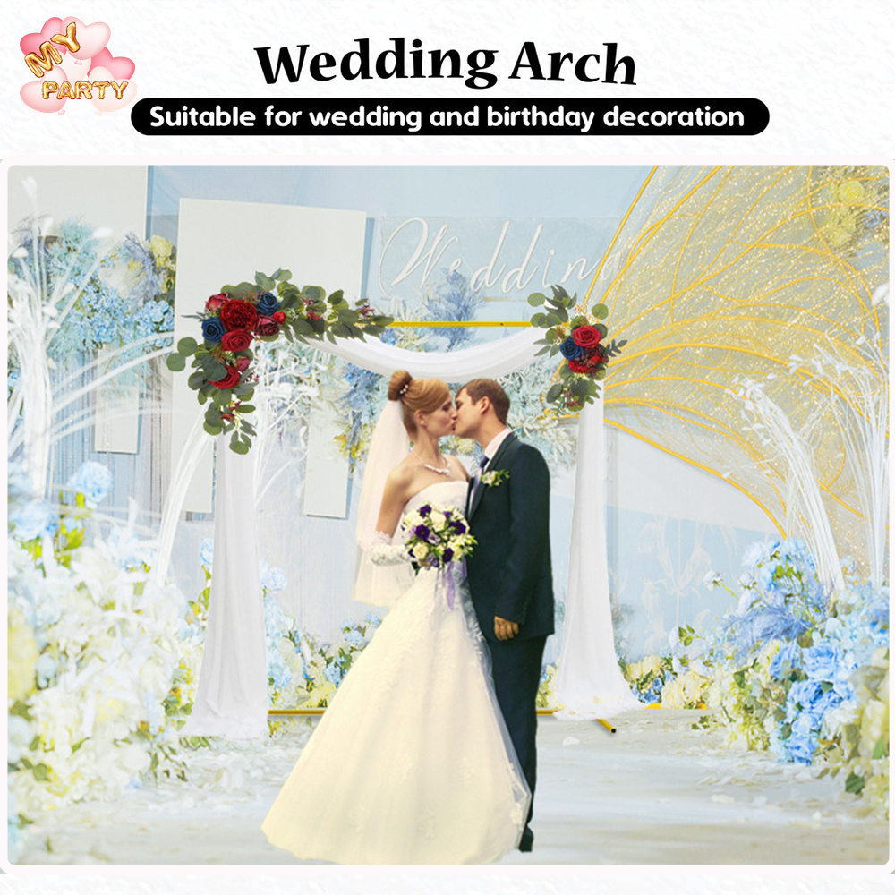 Square Metal Arch Backdrop 1m 1.5m 2m Wedding Rack For Wedding Party ...