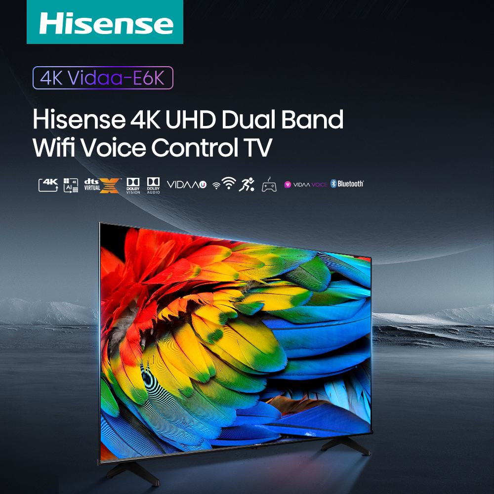 [FREE DELIVERY + GIFT] Hisense ( 43" / 50" / 55" 58" 65" ) 4K Smart UHD ...