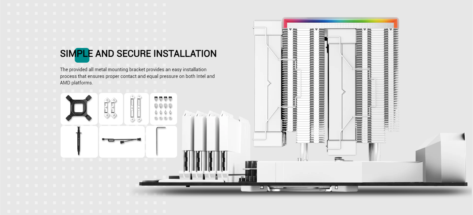 DeepCool AK400 / AK500 / AK620 Digital Black/ White Series High ...
