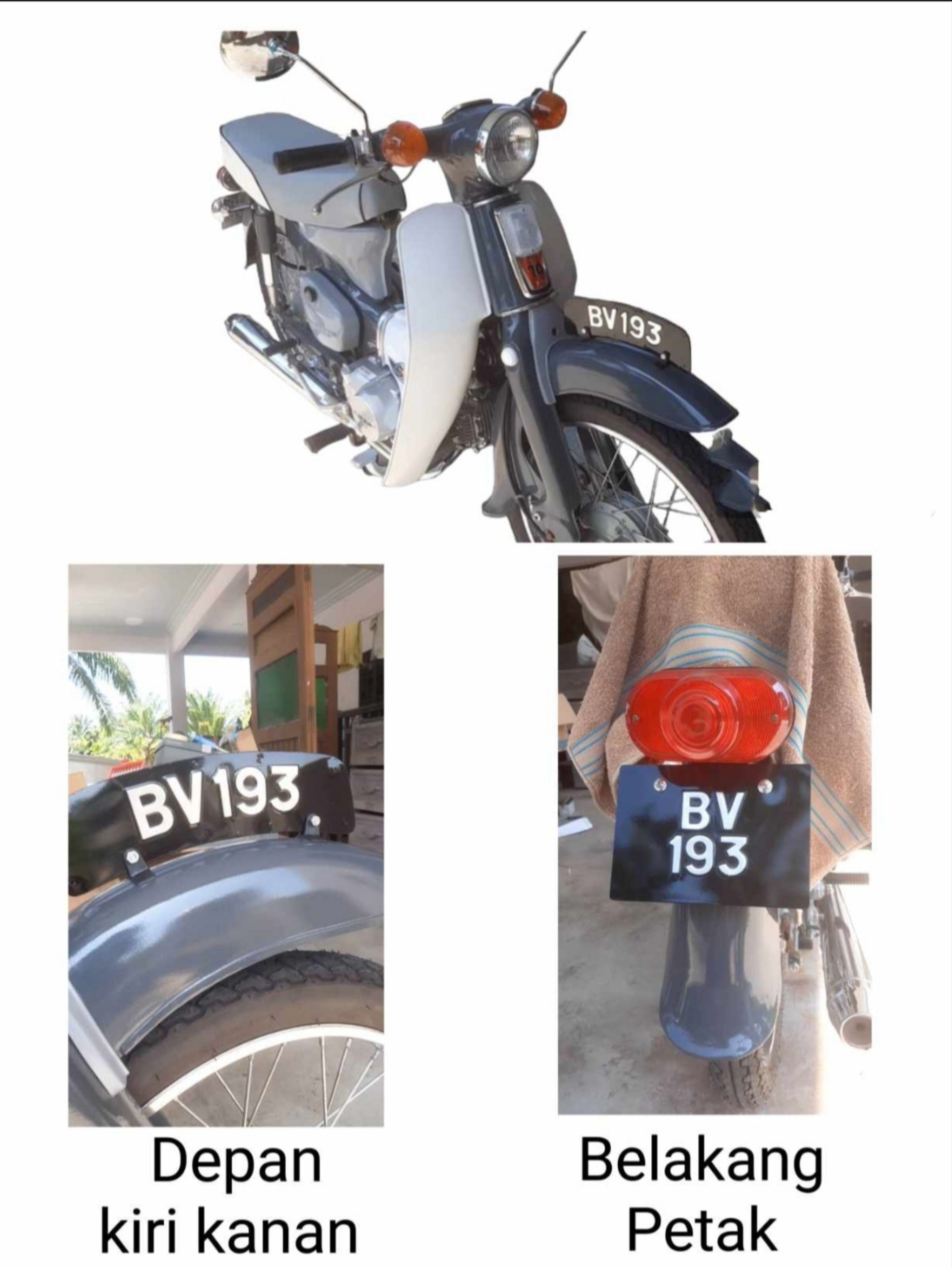 NUMBER PLATE MOTOR PLAT KETUK sticker/NUMBER PLATE KETUK sticker PLATE ...