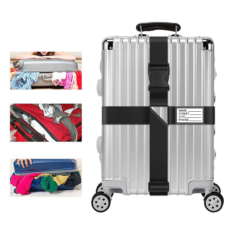 [READY STOCK] Luggage belt Strap Passcode Lock Bag Suitcase Adjustable ...
