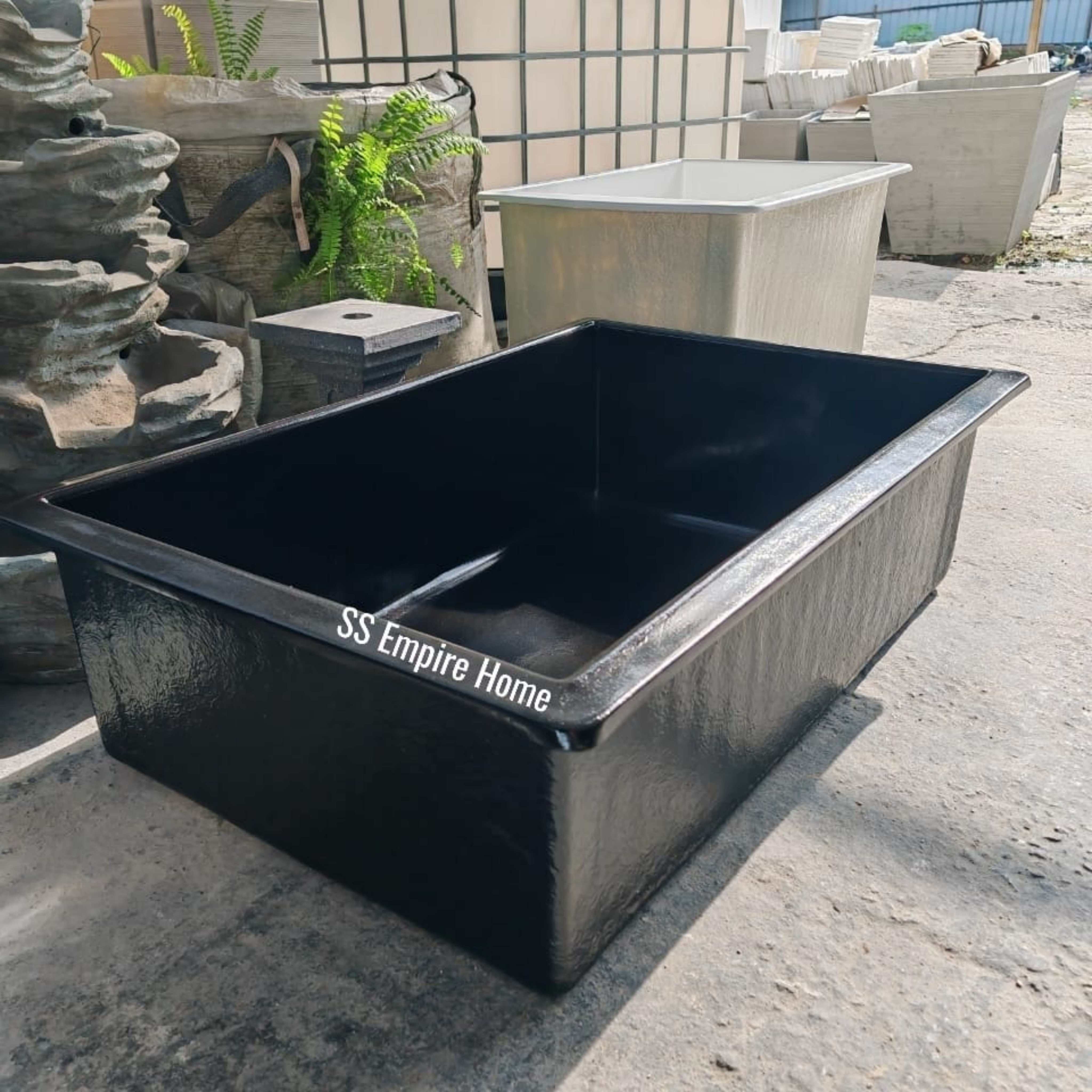 NEX 4 x2.5x15" Fiberglass Fish Tank Water Pond Aquarium Heavy Duty ...
