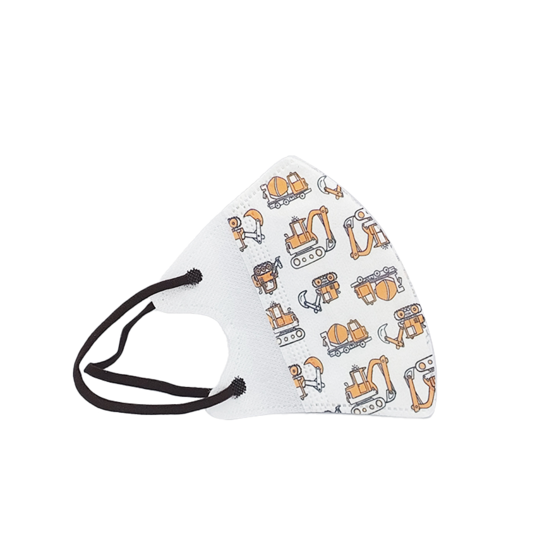 Wenbo 3D Mask Kids [10pcs] Children Face Mask Three Layers Soft Cartoon ...