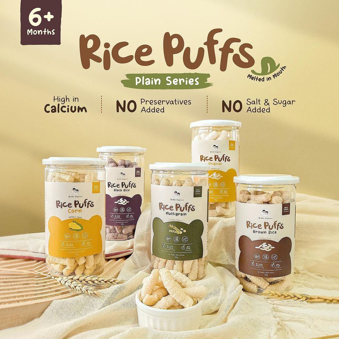 Double Happiness Rice Puffs | Double Happiness Rice Stick | Baby Food ...