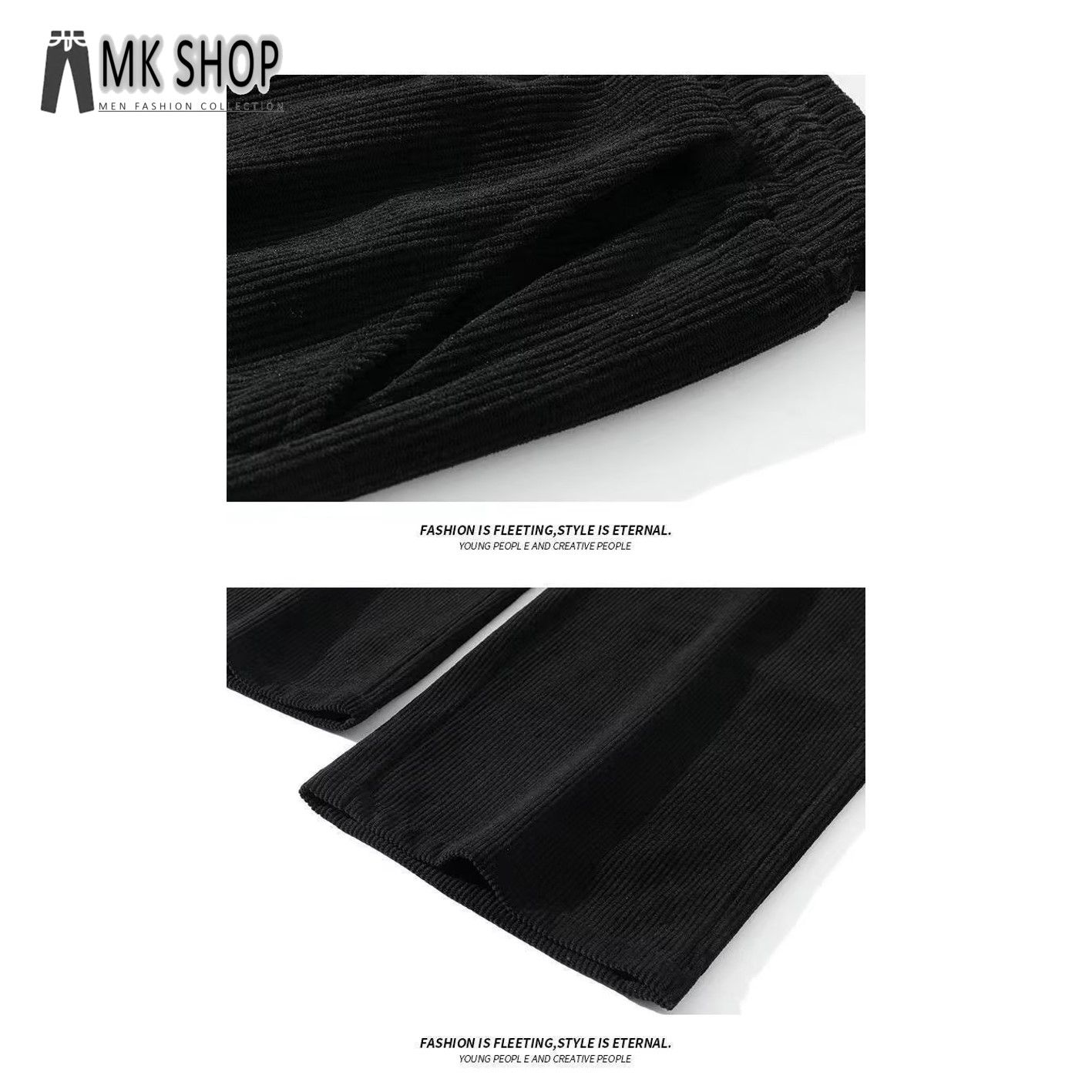 MKshop korean straight cut pants men casual sports pants ice slik drawstring pants seluar casual ...