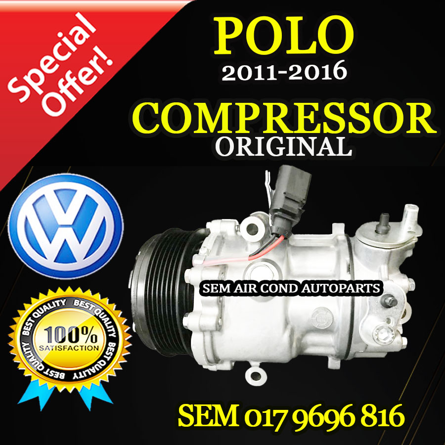 VOLKSWAGEN POLO 2011-2016 YEAR ORIGINAL COMPRESSOR/ KOMPRESSOR (CAR ...