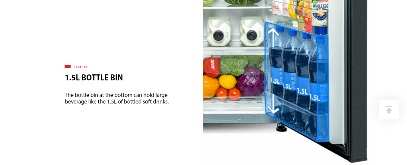 Toshiba 2 Doors Inverter 5 Star Refrigerator (220L/270L/310L) GR ...