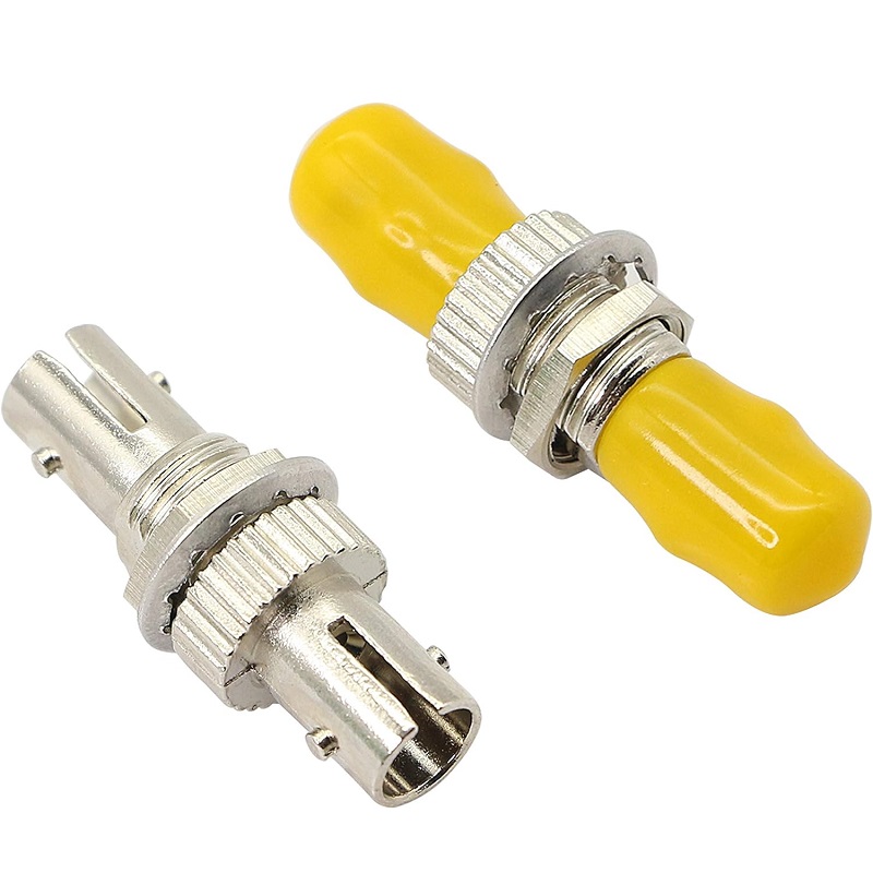 ST to ST Simplex Fiber Optic Coupler Female to Female Connector Single ...