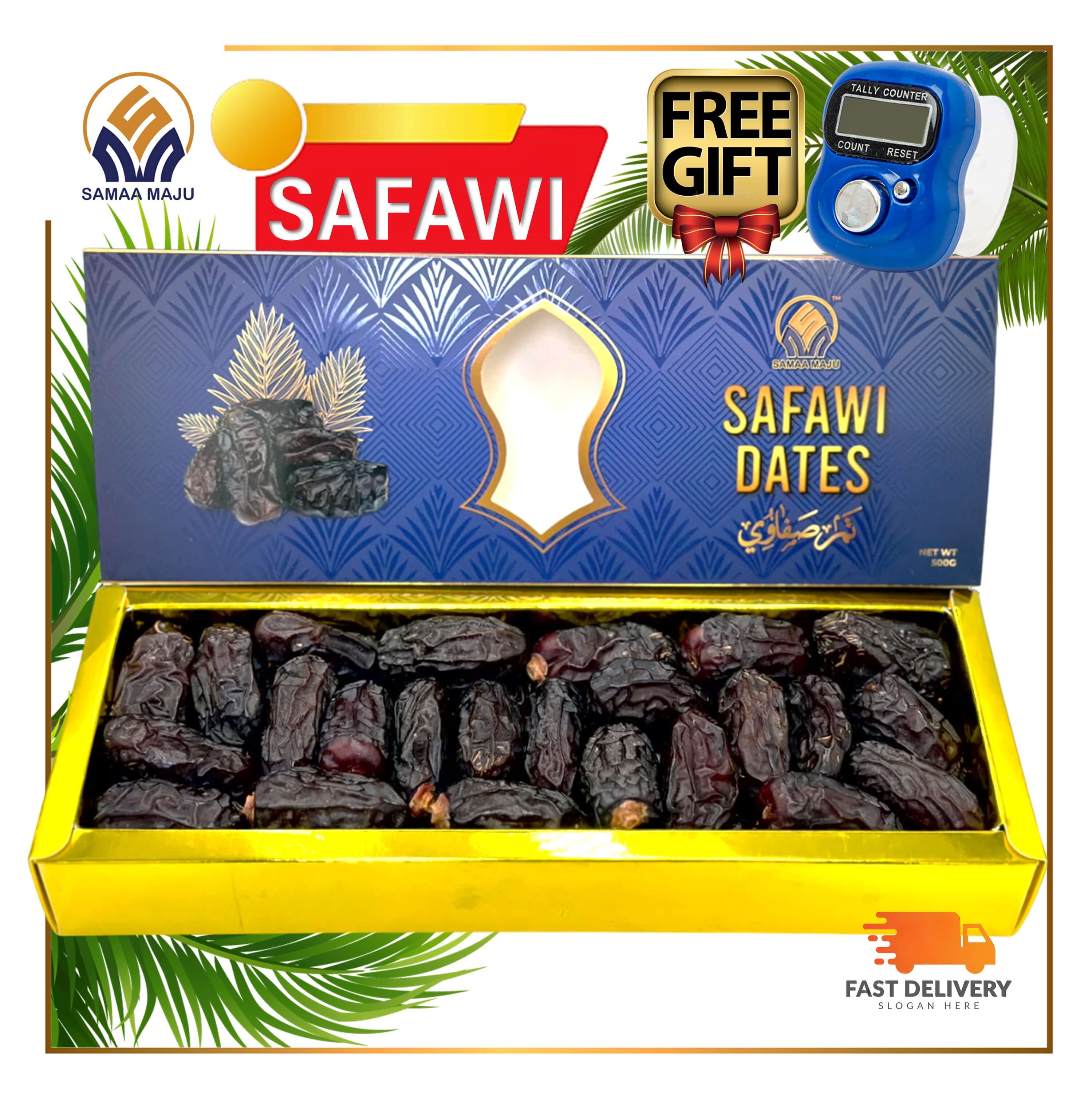Kurma Hadiah Box Ajwa , Mariami , safawi , mabroom , sukkari , medjool ...