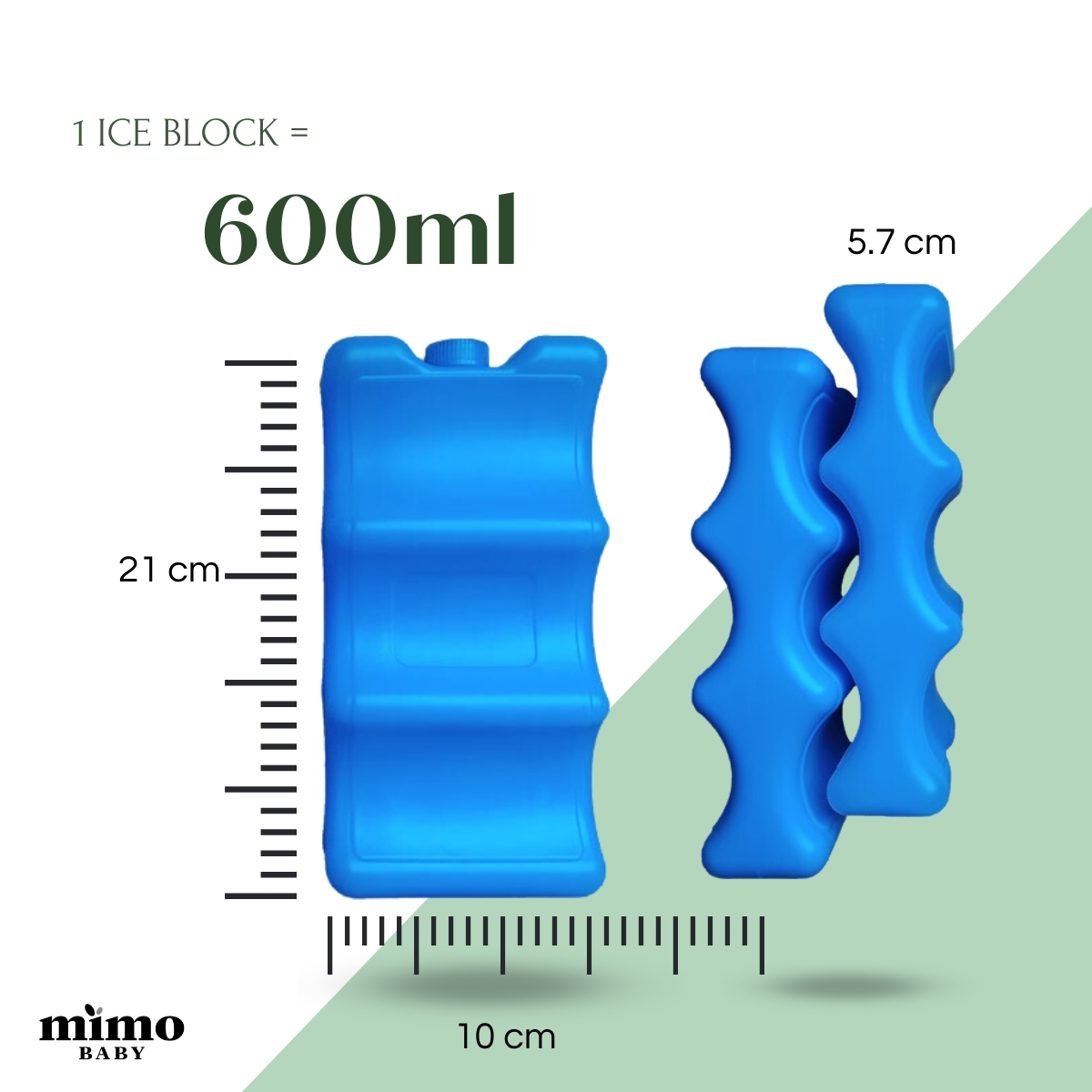 Mimo Baby Reusable Ice Block for Breast Milk | For Cooling Bag | For ...