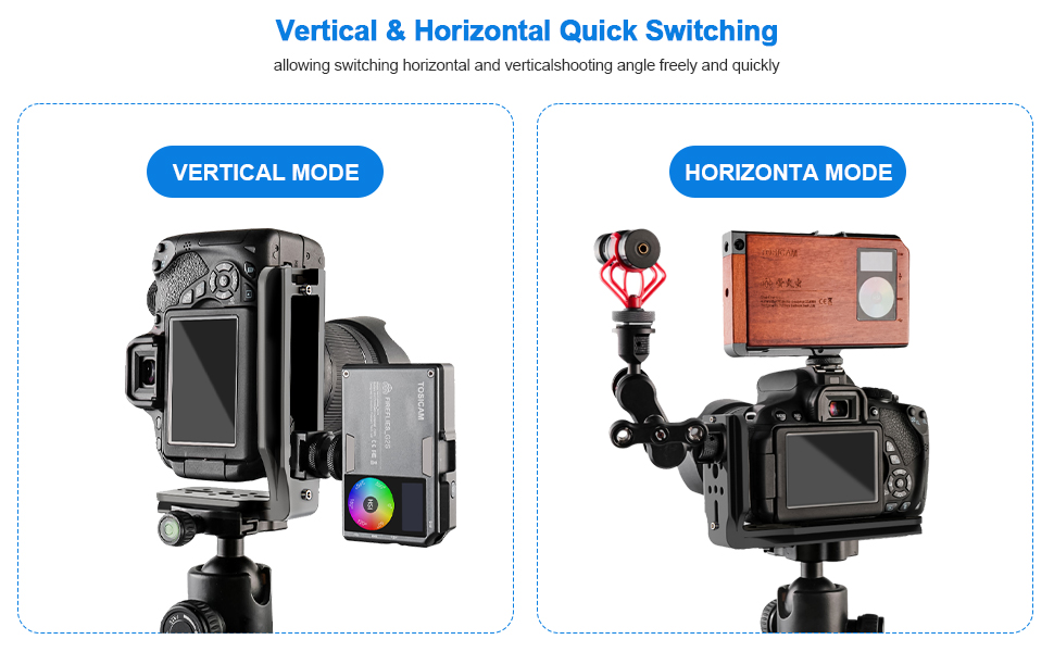 L Shape Camera Bracket Video Vertical Shooting Quick Release Plate L ...