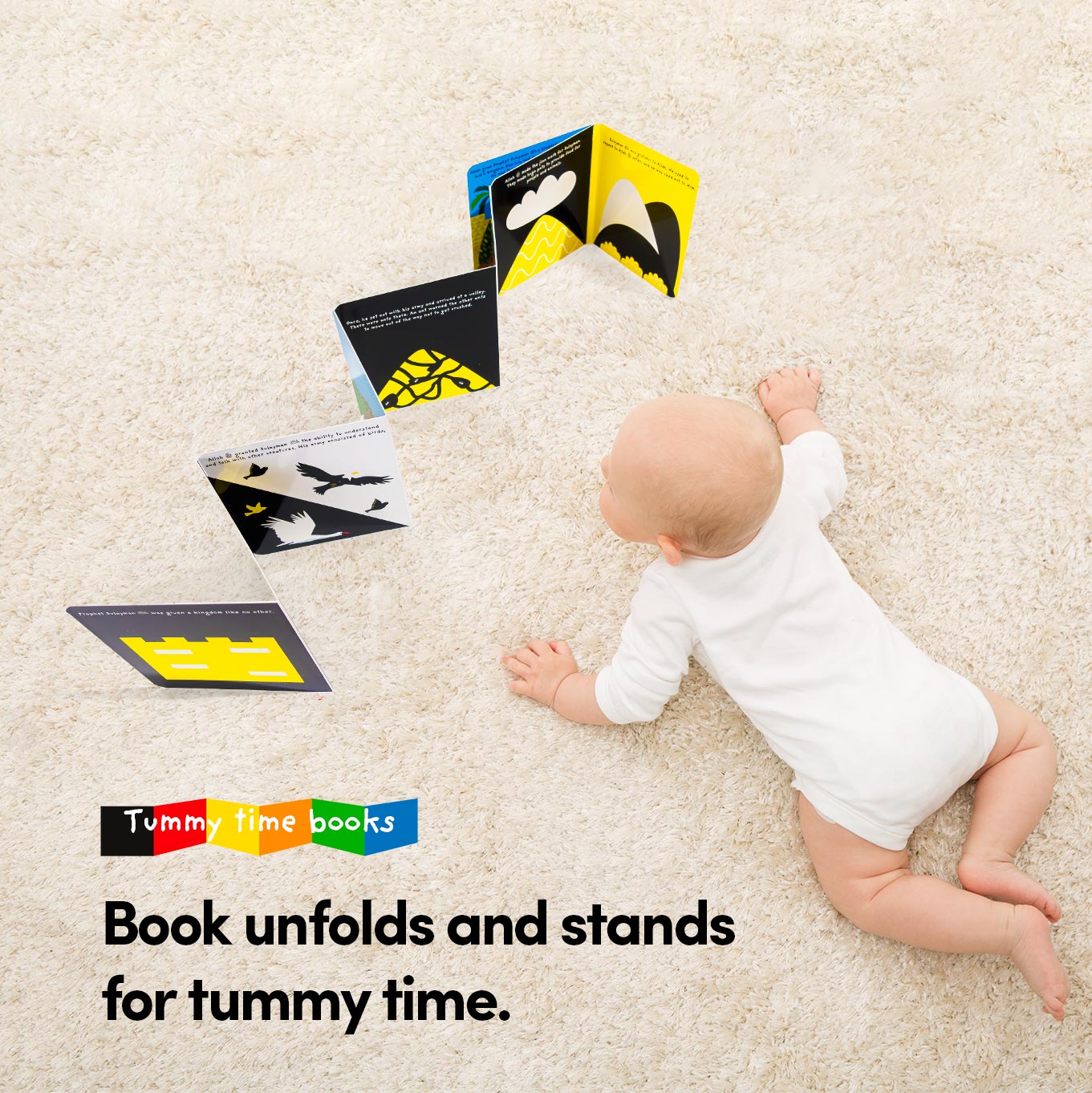OLIEK Tummy Time & Stories of Prophet Books Islamic Story Baby Book ...