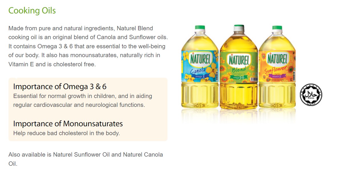 Naturel Canola Cooking Oil 1kg | Shopee Malaysia