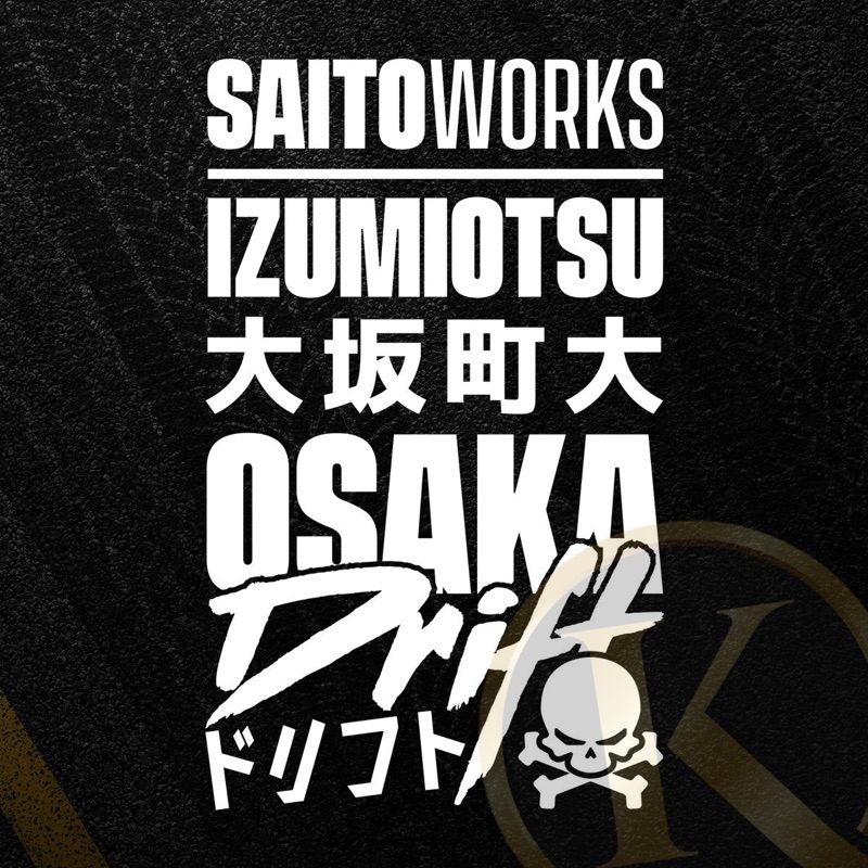 [Ready Stock] K673# 'IZUMIOTSU OSAKA' JDM Sticker Drift XL 45cm Rear ...