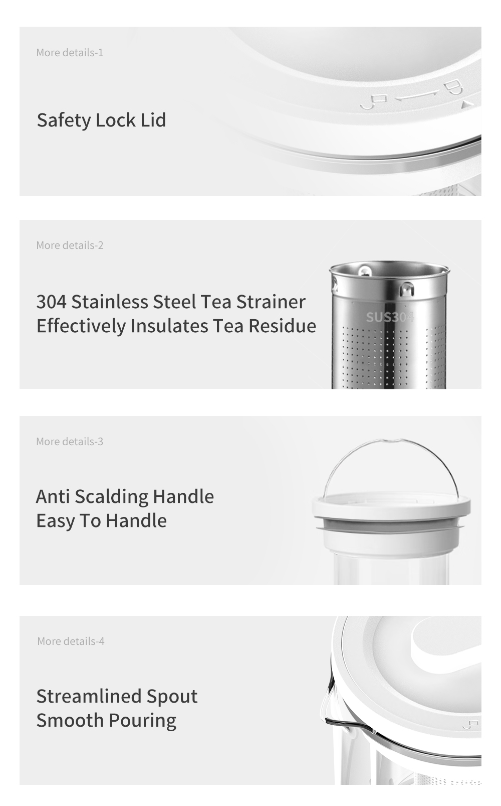Simplus Health Pot | 1.5L 850W | 24H Reservation | Automatic Power Off ...