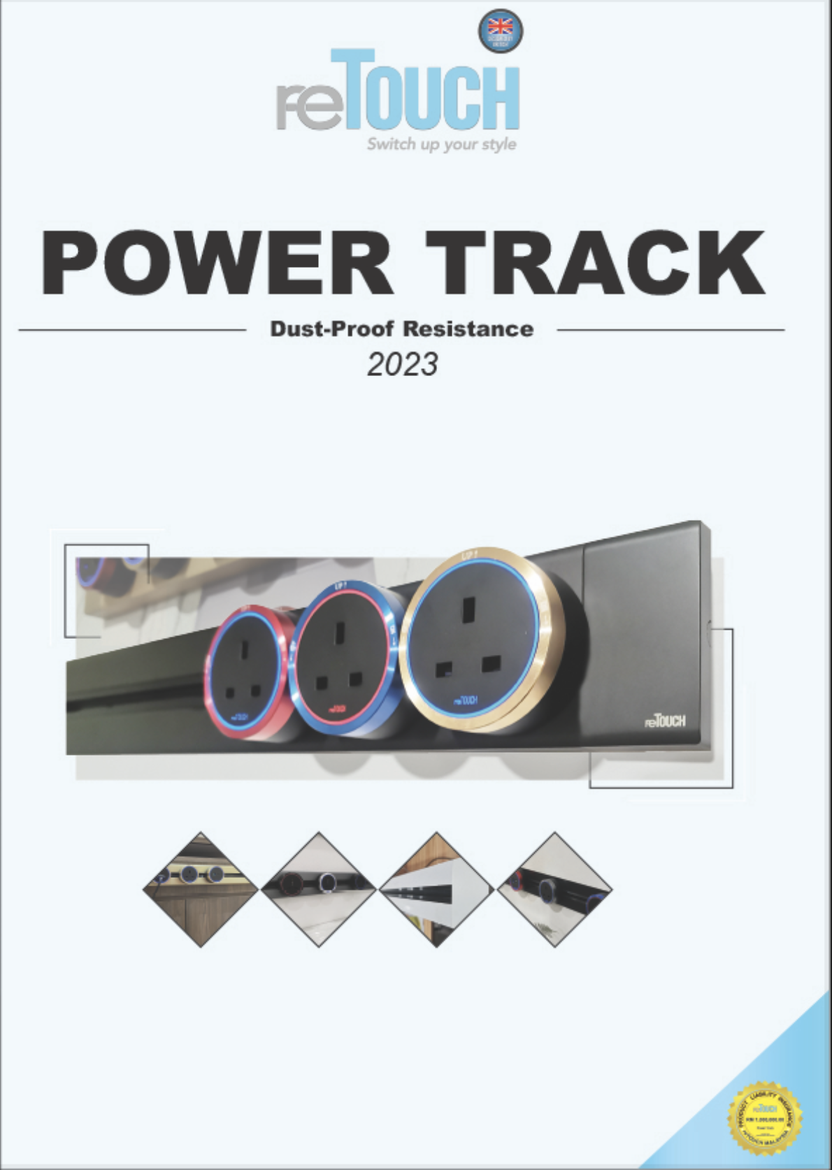 SIRIM RETOUCH POWER TRACK SOCKET MULTIPLE USB SWITCH With Light ...