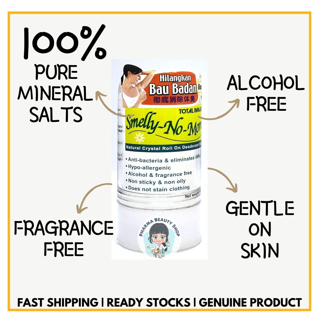 Total Image Smelly No More Roll On Deodorant (Natural Crystal) | Shopee ...
