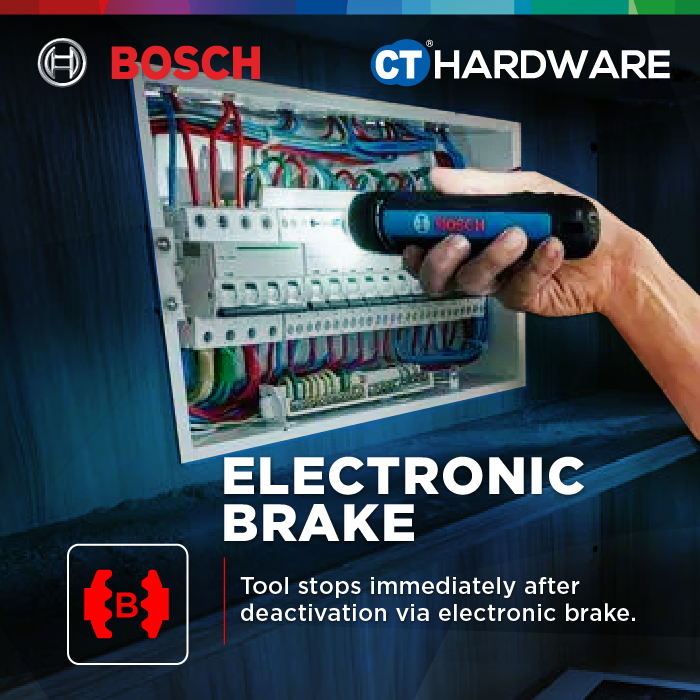 BOSCH GO 3 Smart Screwdriver Kit 3.6V 2.0AH - 8pcs Access + USB ...