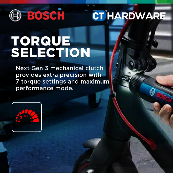 BOSCH GO 3 Smart Screwdriver Kit 3.6V 2.0AH - 8pcs Access + USB ...