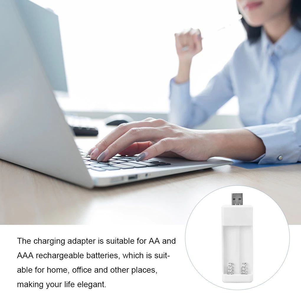 Rechargeable Battery 1.2V AA/AAA USB Output 2/3/4 Slots Fast Charging ...