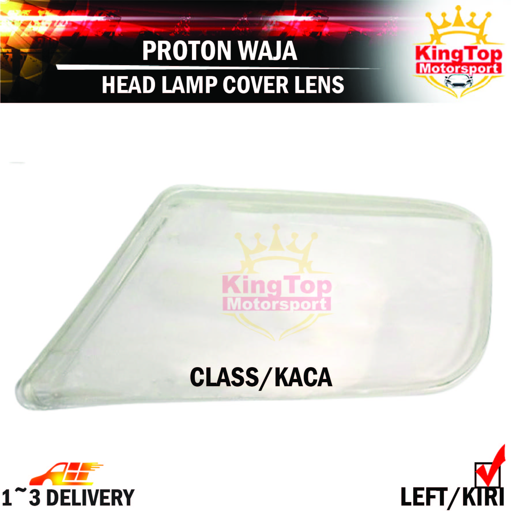 Proton Waja Glass Headlamp Lens ( Clear ) | Shopee Malaysia