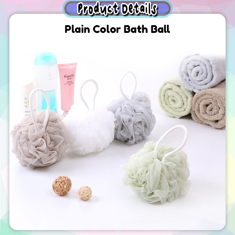 [Little B House] Super Soft Bath Ball Sponge Ball Body Shower Cleaning ...
