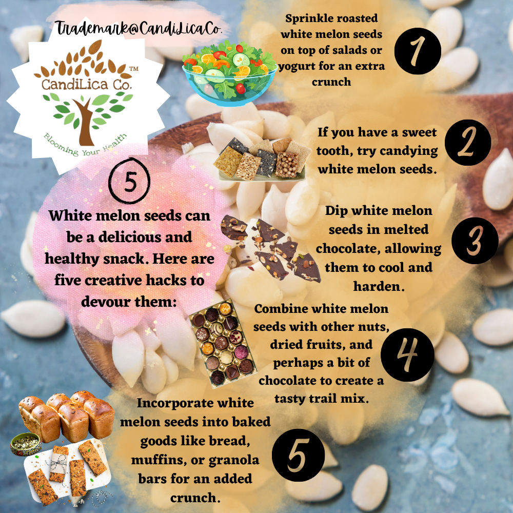 CandiLica Co. Premium Imported White Melon Seeds / Biji Kuaci Melon ...