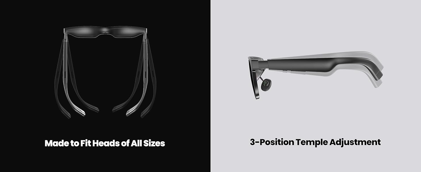 Xreal Air 2 Pro AR Glasses Wearable Display Immersion Control 75g 120Hz ...