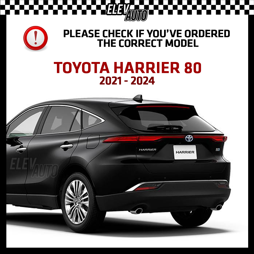Toyota Harrier XU80 MXUA80 Leather Retractable Trunk Cover Rear Cargo ...