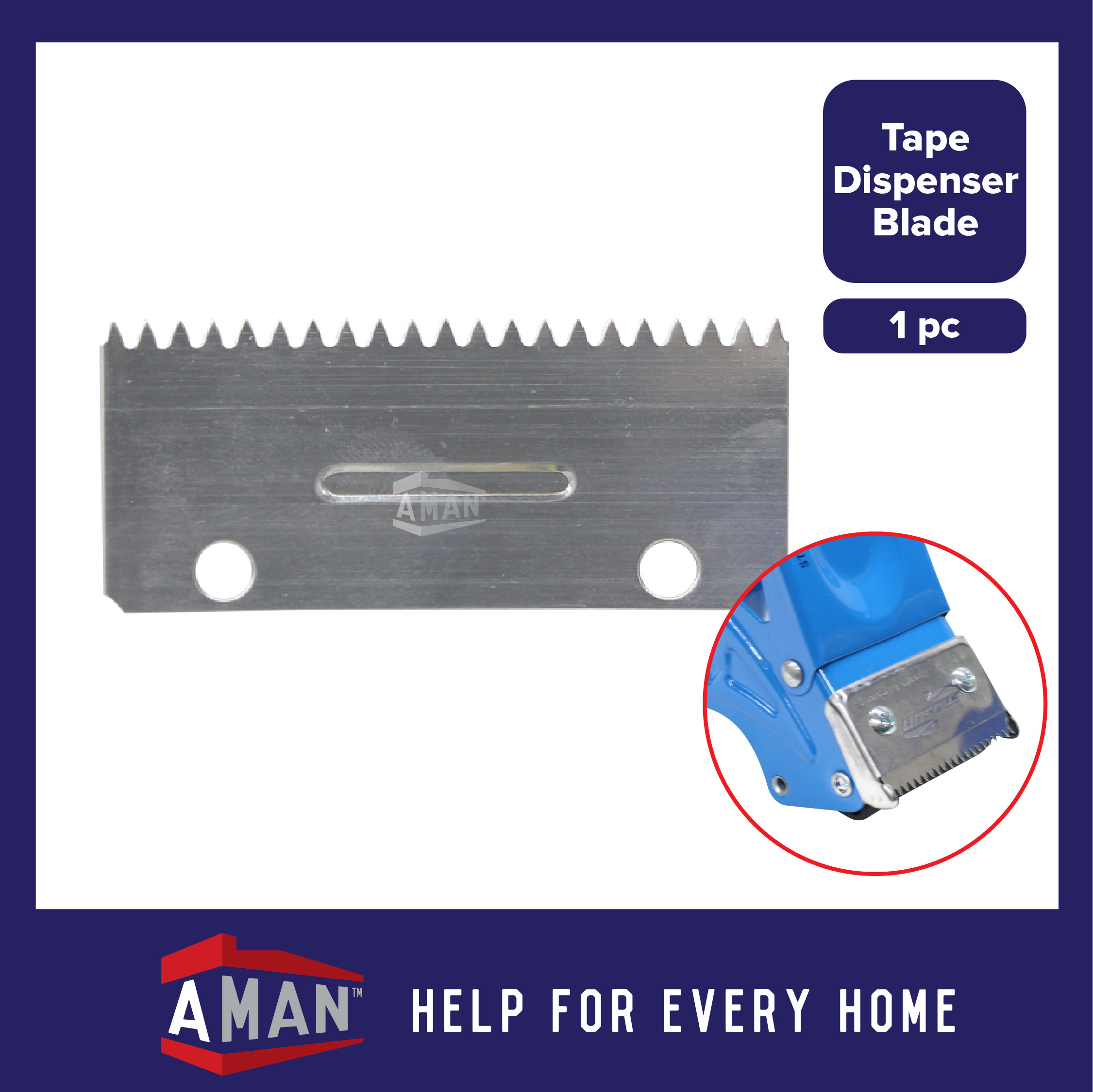 PROSUN PS8050 OPP Tape Dispenser Blades Tape Cutter Stainless Steel ...