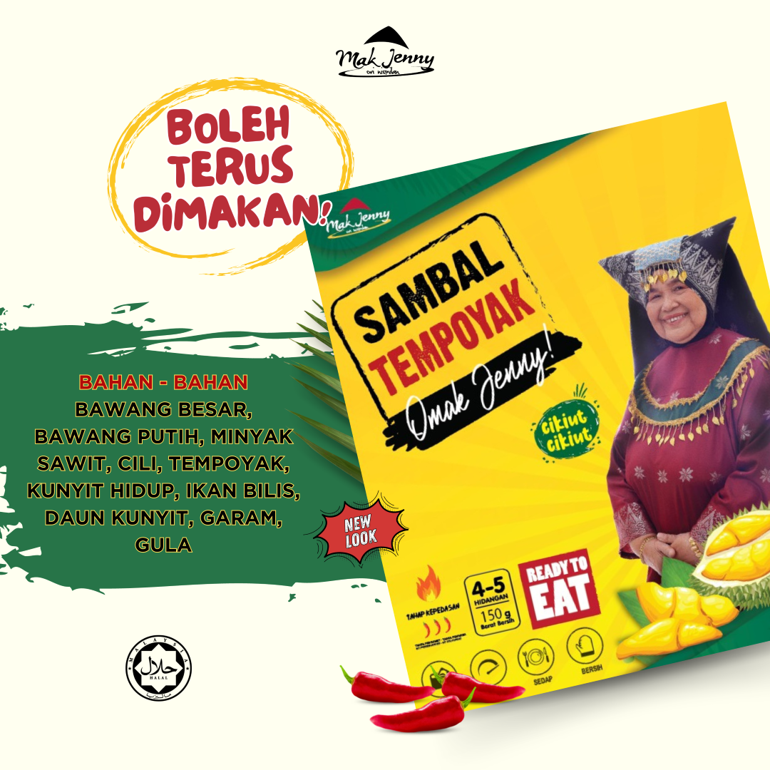 Sambal Omak Jenny | Sambal Tempoyak (READY TO EAT) | Shopee Malaysia