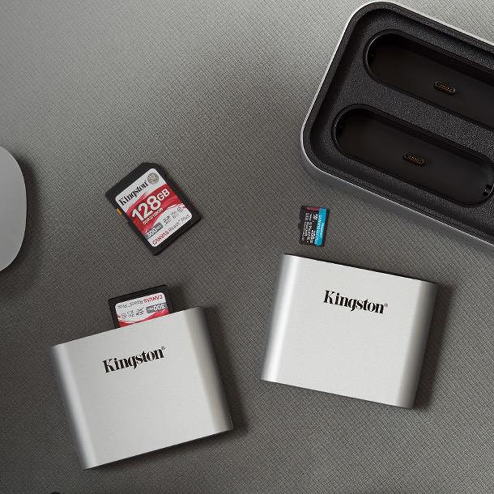 Kingston Workflow microSD Reader USB3.2 USB-C Card Reader (WFS-SDC ...