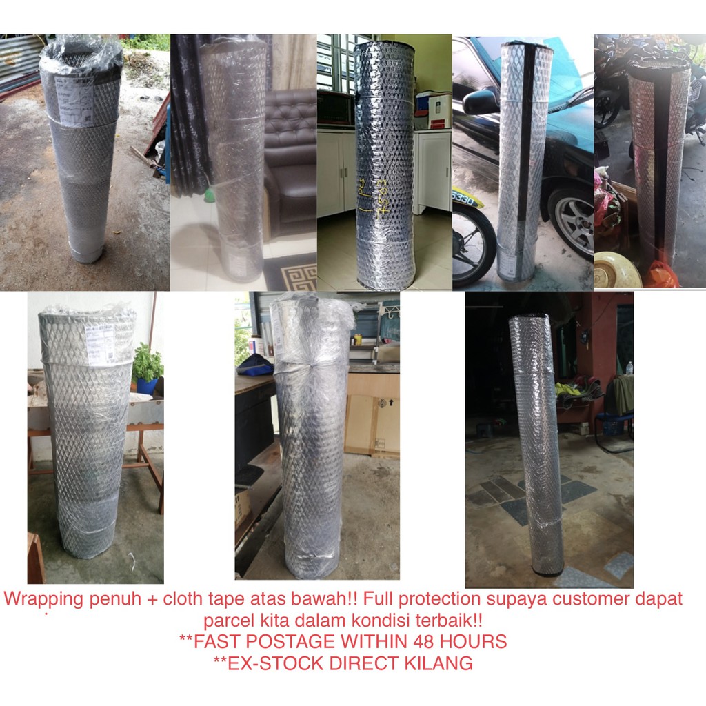 MILD STEEL EXPANDED METAL(SIZE) 7506 4 KAKI X 8KAKI (SATU ROLL (BESI ...