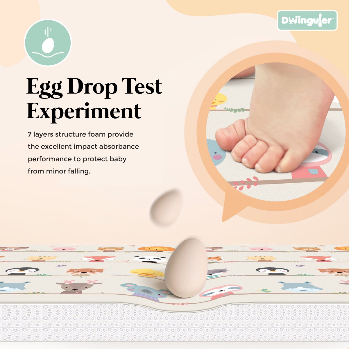 Dwinguler Kids Premium Play Mat Baby Toys Baby Playmat / Sound Playmat ...