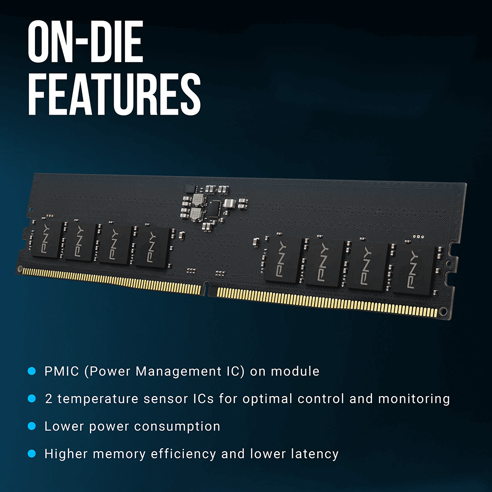 PNY DDR5 16GB 8GB 5600MHZ PNY D5 16GB 8GB 5600MHZ 4800MHZ PC Desktop ...