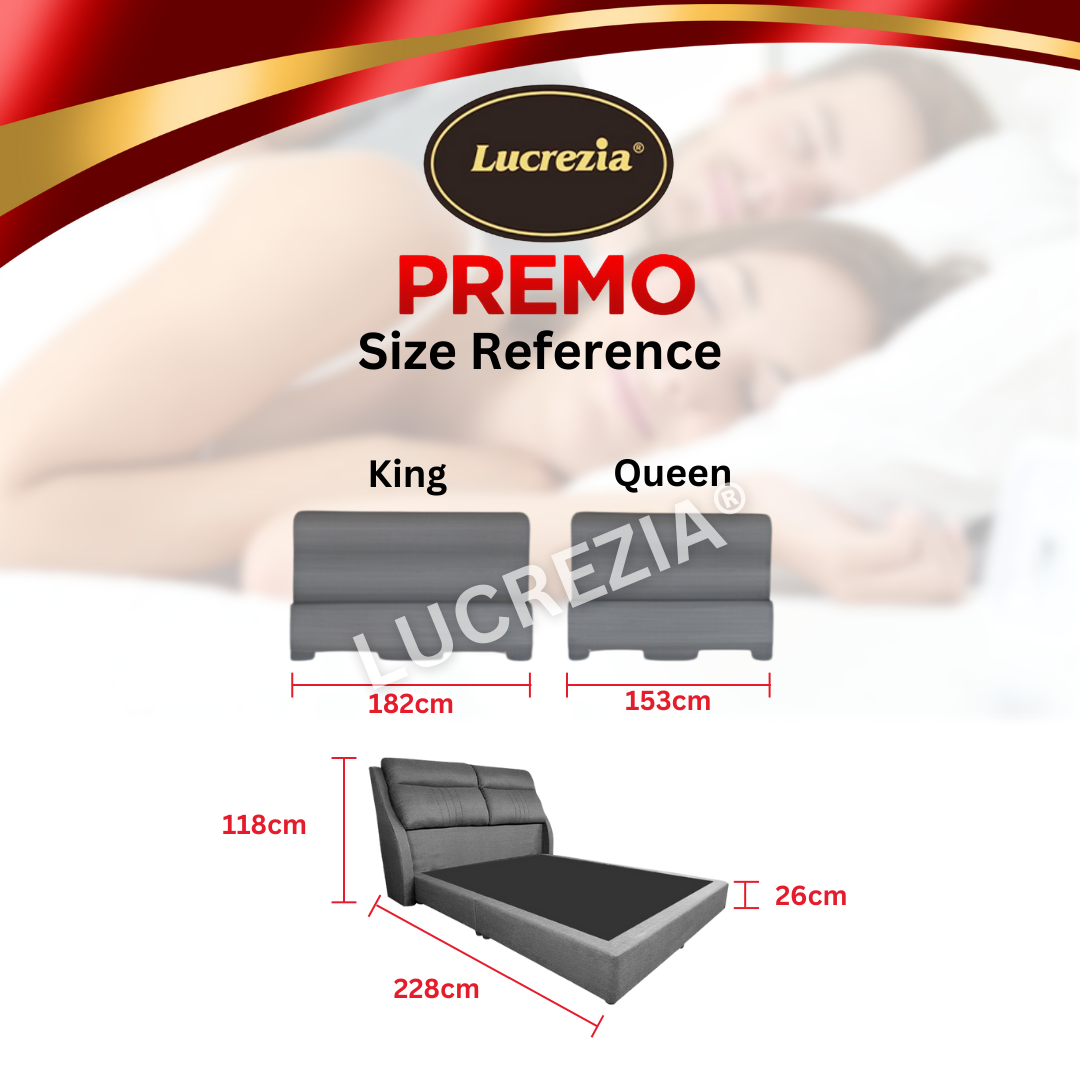Lucrezia Premo Divan Bedframe (Queen / King) Katil Tilam | Shopee Malaysia