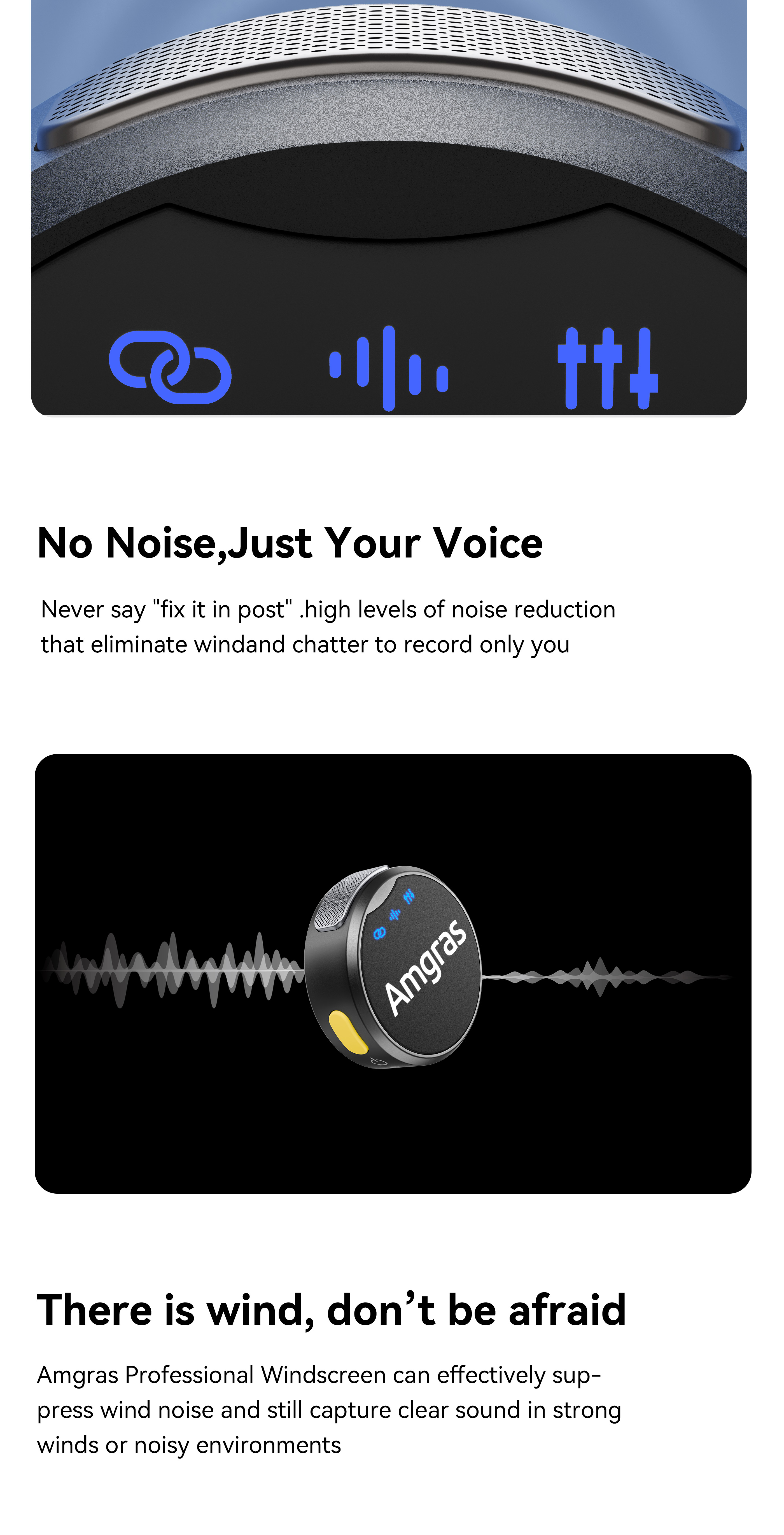 Amgras SoundMeta V Ultra Button Type Wireless Lavalier Microphone With ...