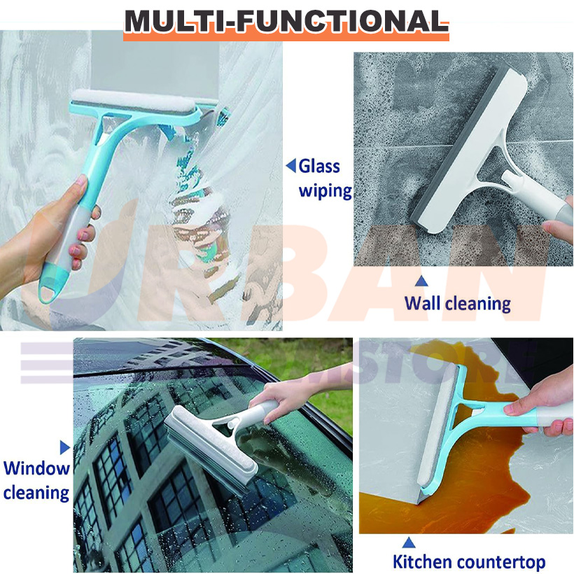 UBH 3 in 1 Window glass cleaner Window wiper squeegee Multi Spray/Wipe ...