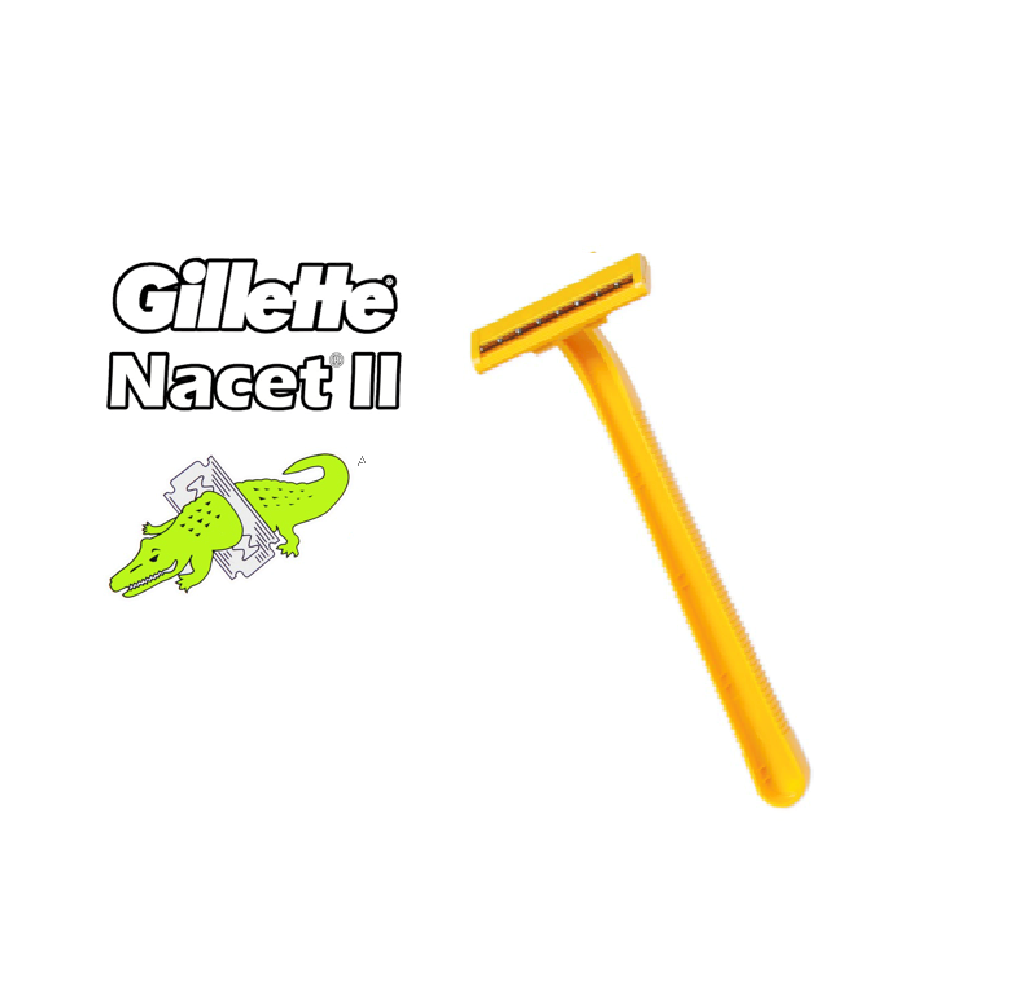 Gillette Men Nacet 2 Disposable Razors (Fixed Head) Long Handle 8+2 ...