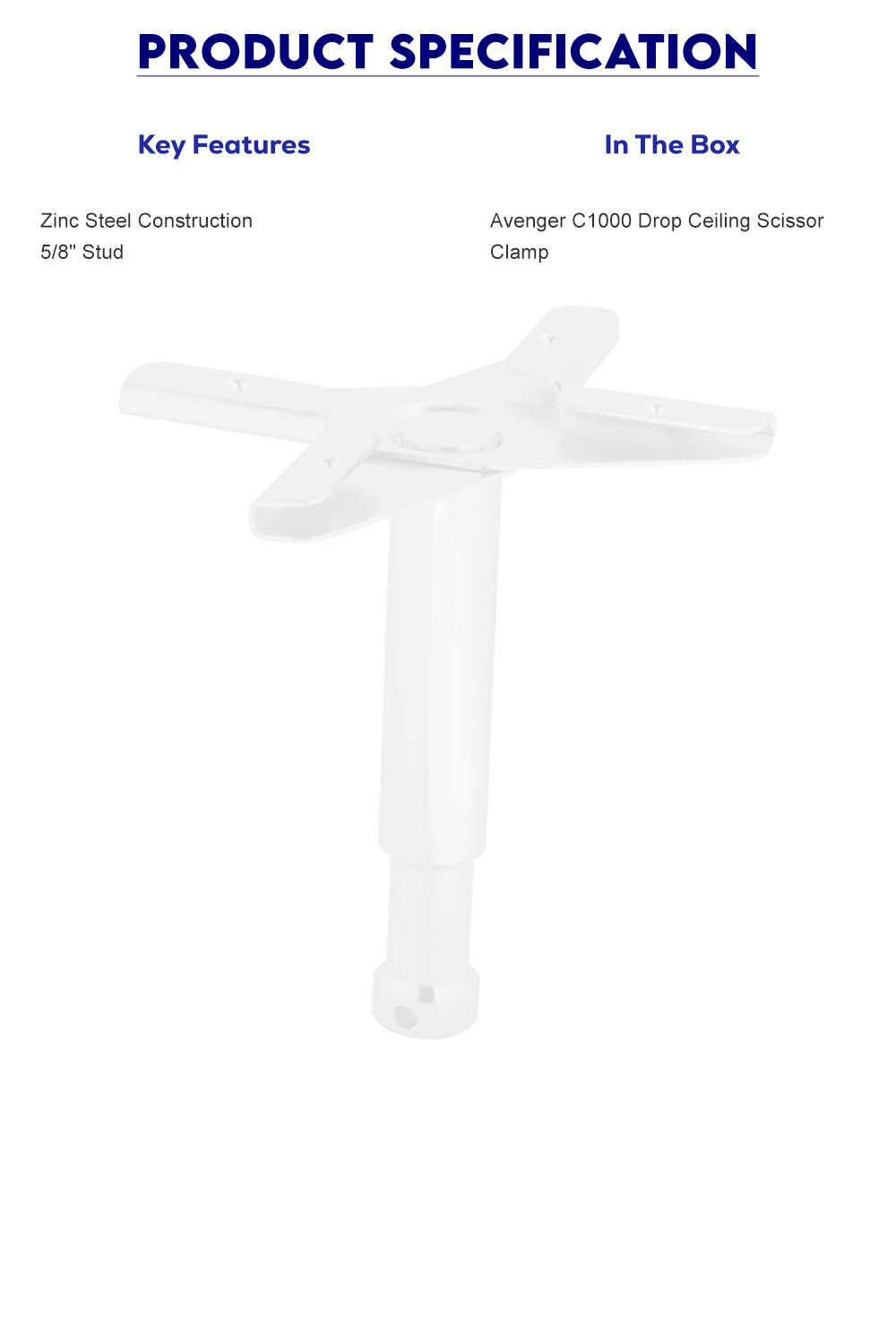 Avenger C1000 Drop Ceiling Scissor Clamp | Shopee Malaysia