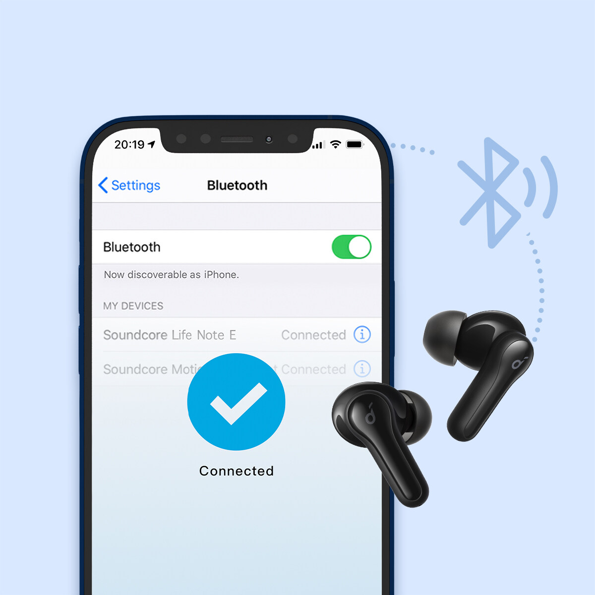Soundcore by Anker Life Note E Earbuds True Wireless In-Ear Headphones ...