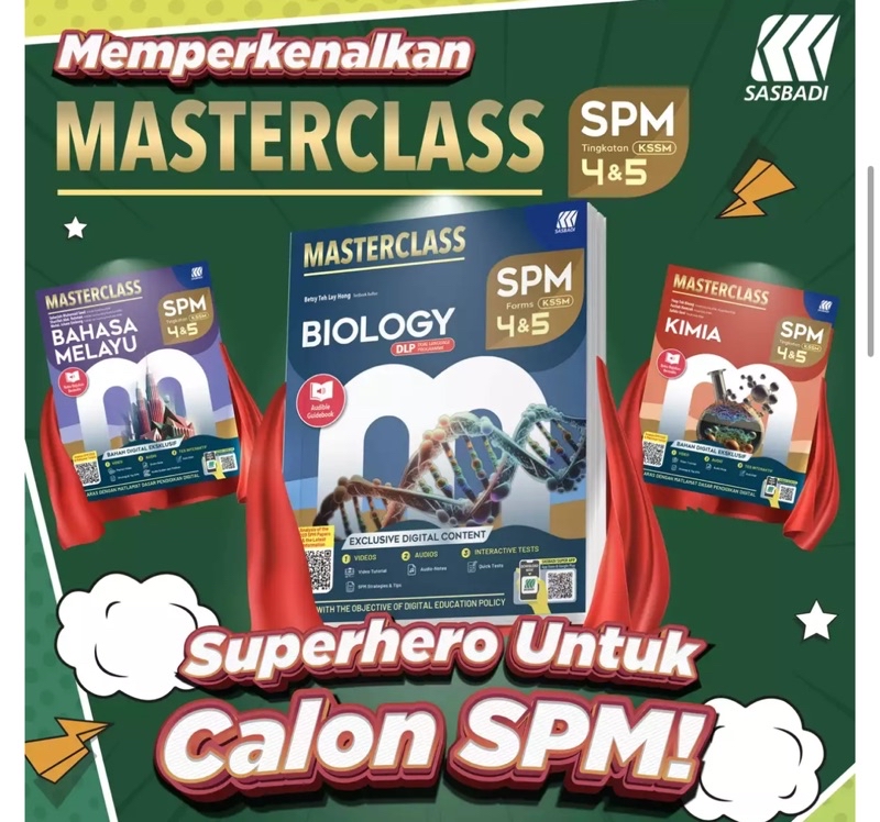 [tny] Sasbadi Masterclass Spm 【2024】tingkatan 4 And 5 Kssm Nota Master